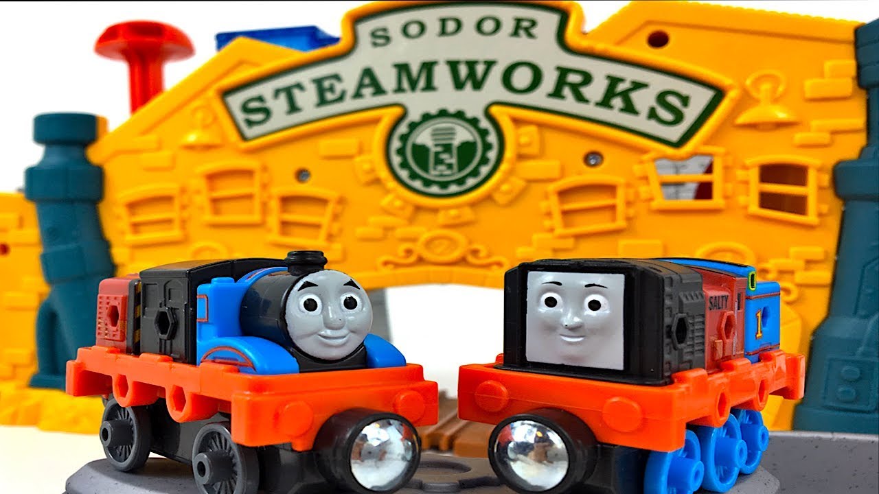 FABRICA DE LOCOMOTORAS SODOR STEAMWORKS DE THOMAS Y SUS AMIGOS TRAIN ...