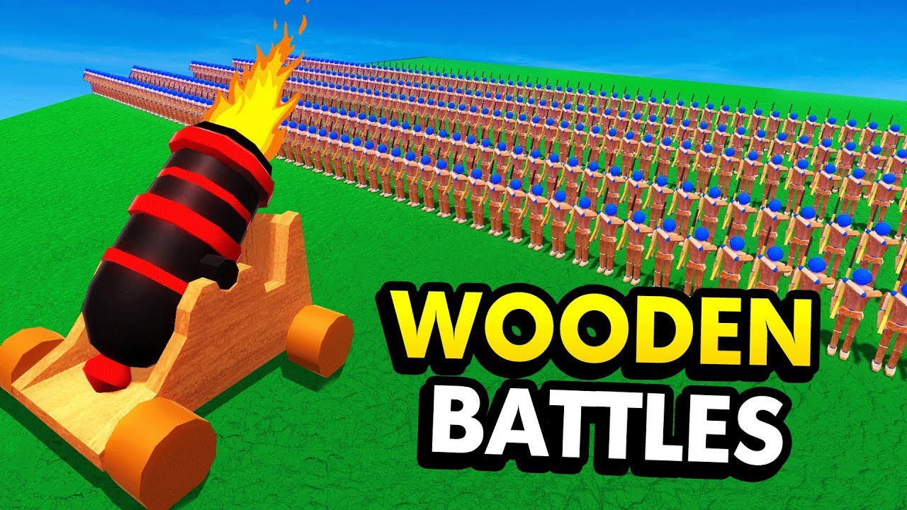 EPIC NEW MORTAR UNIT IN WOODEN BATTLES (Wooden Battles Funny Gameplay ...