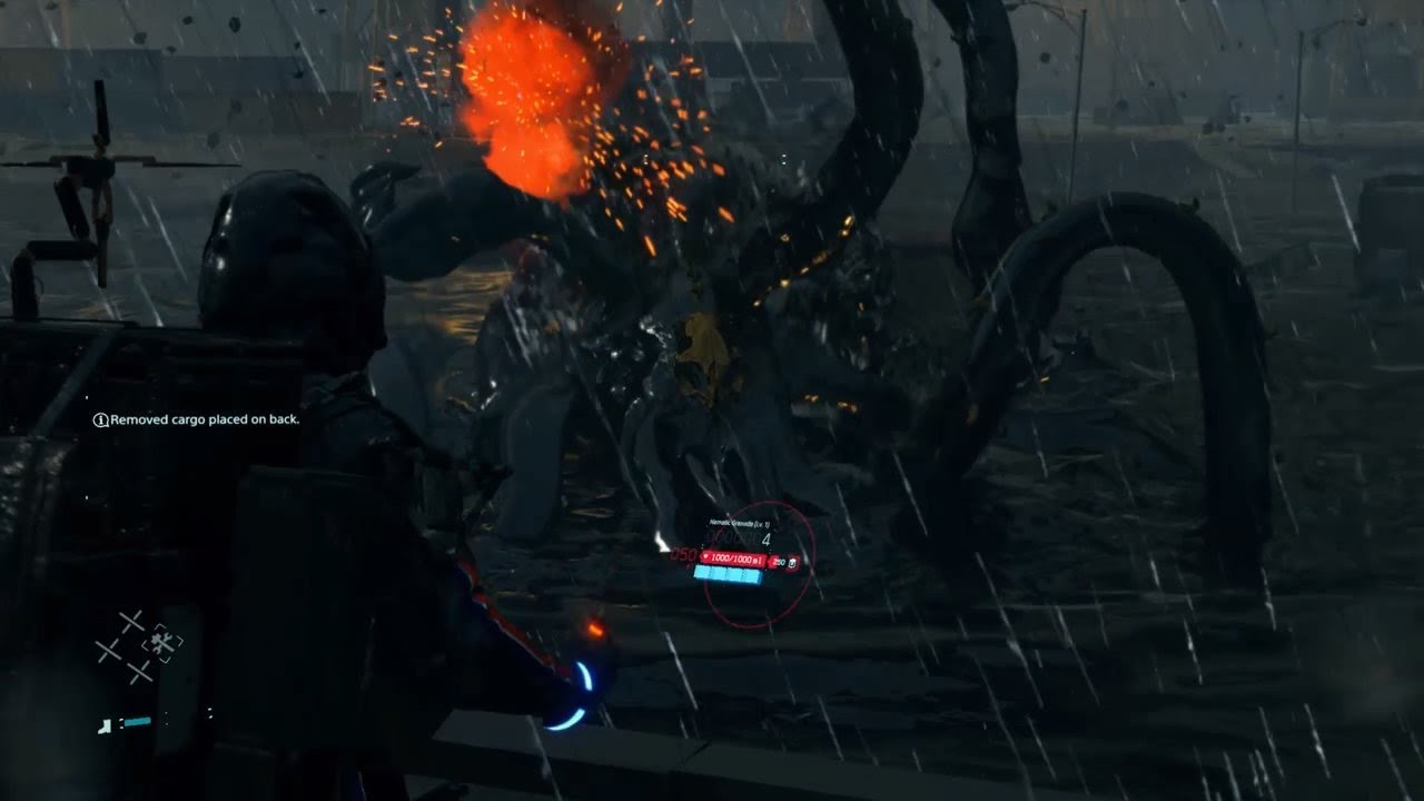 DEATH STRANDING: First Boss BT take down - YouTube