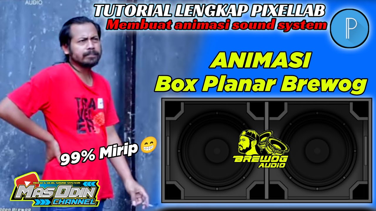 Membuat animasi box planar Brewog di aplikasi PIXELLAB || TUTTORIAL ...