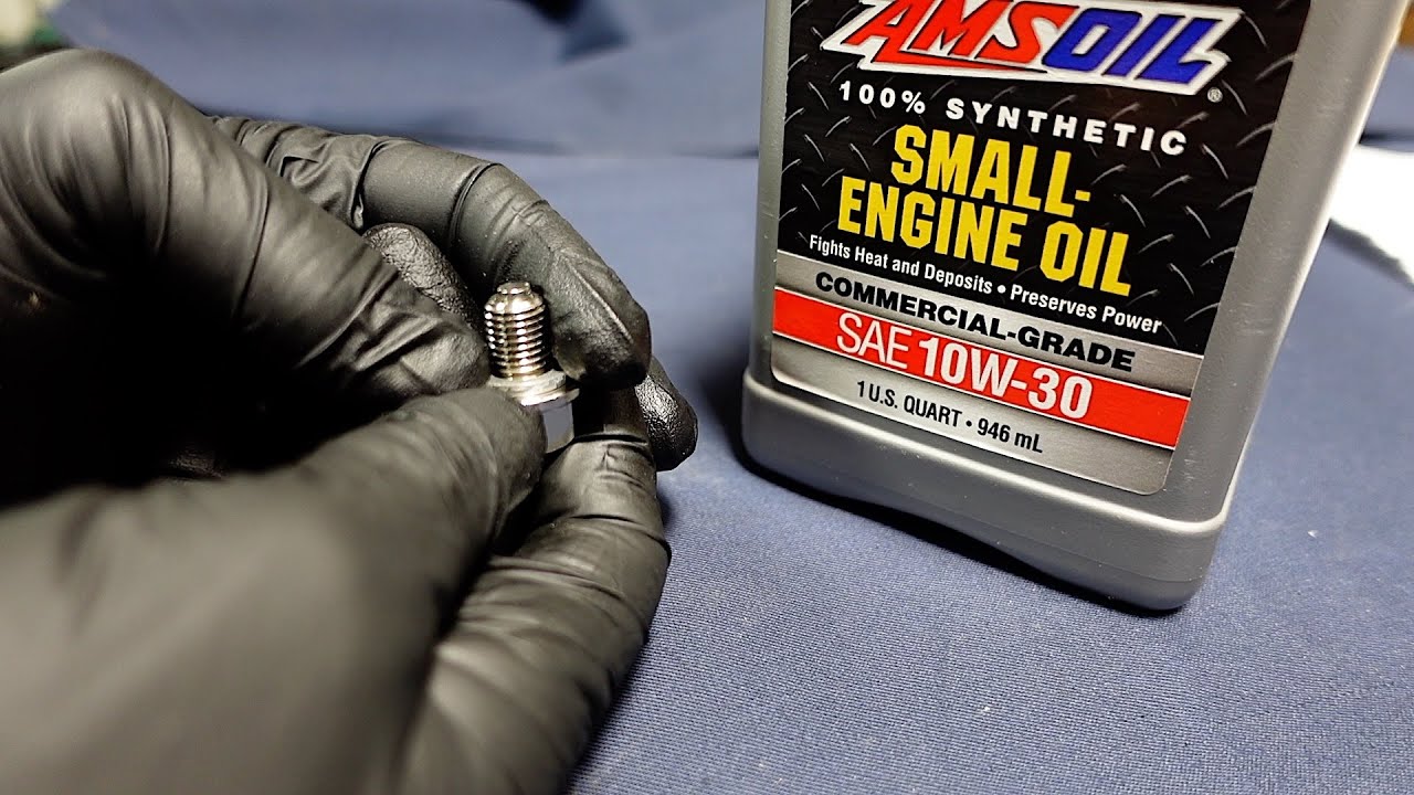 Predator 3500 Generator Magnetic Oil Drain Plug after 7 hours Running ...
