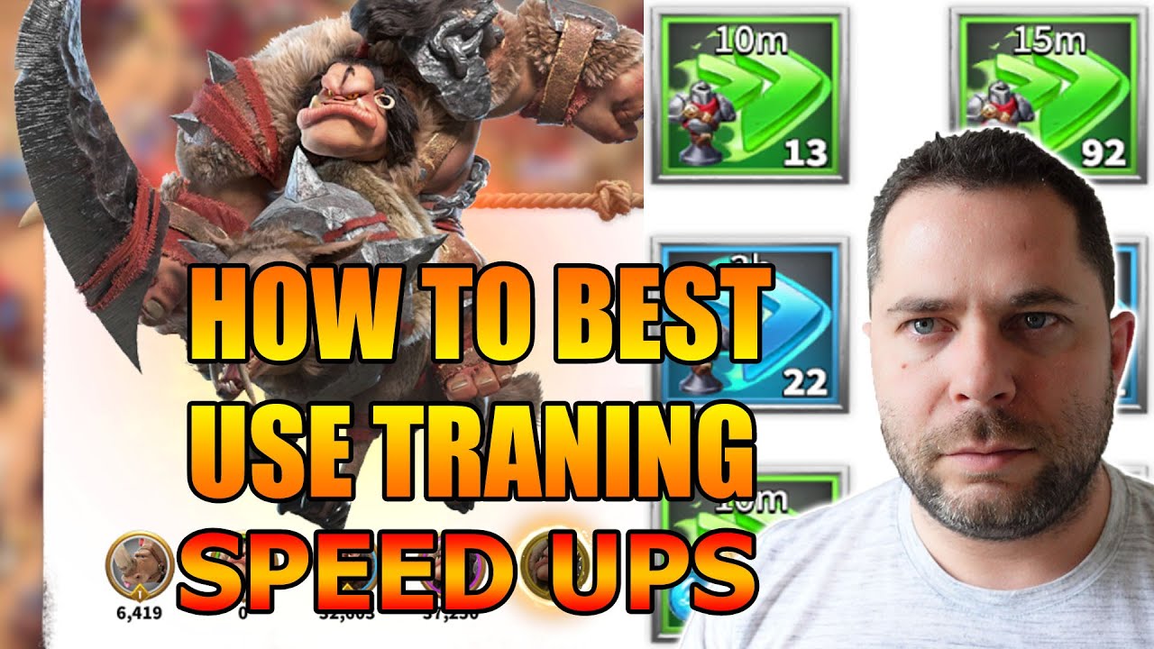 How To Best Use Troop Speed Ups Call Of Dragons - YouTube