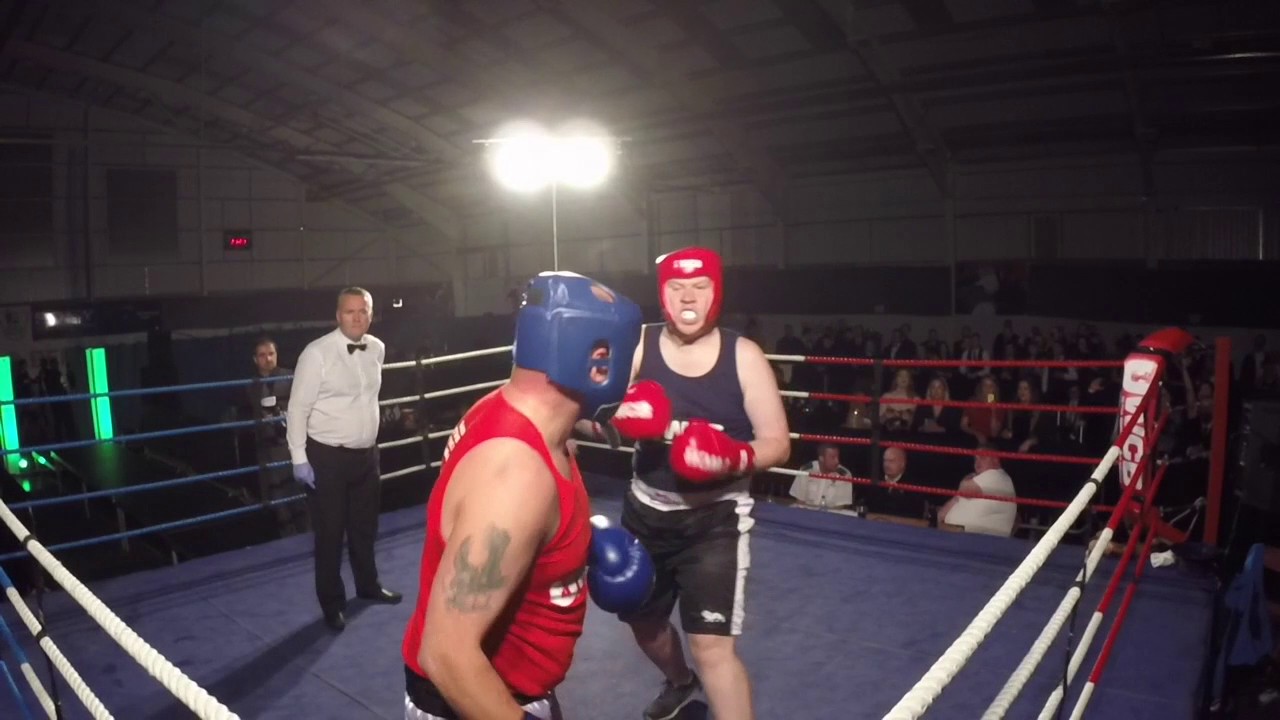 Ultra White Collar Boxing Cardiff | Lewis Williams VS Mike Murphy - YouTube