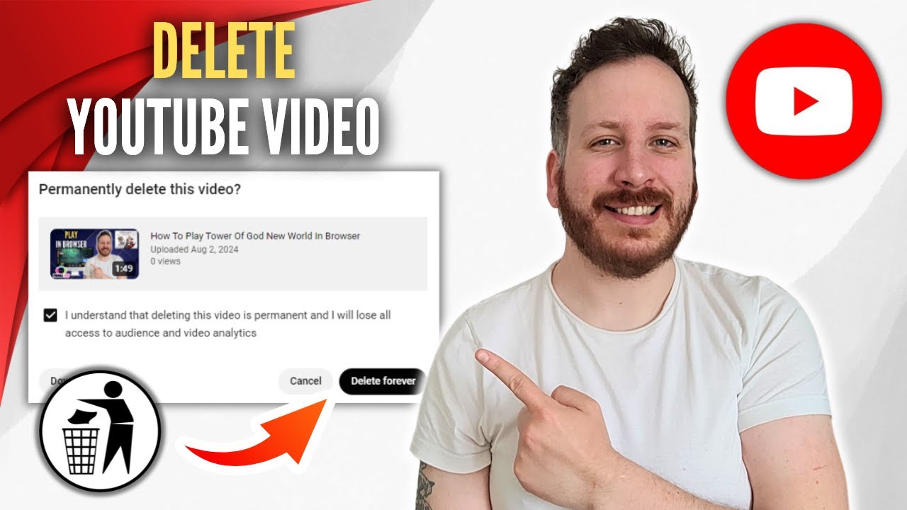 How To Delete A Youtube Video - YouTube