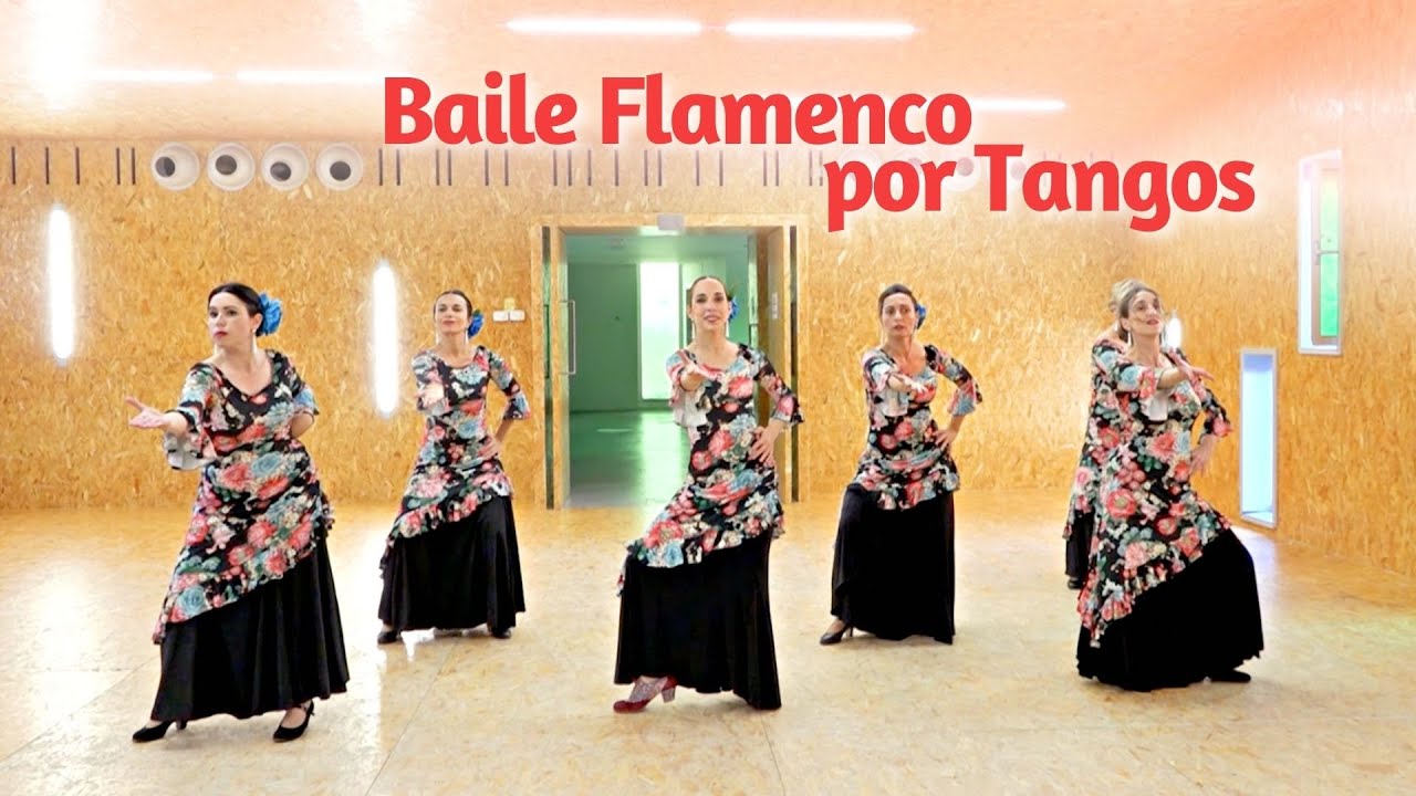 Baile flamenco por tangos - YouTube