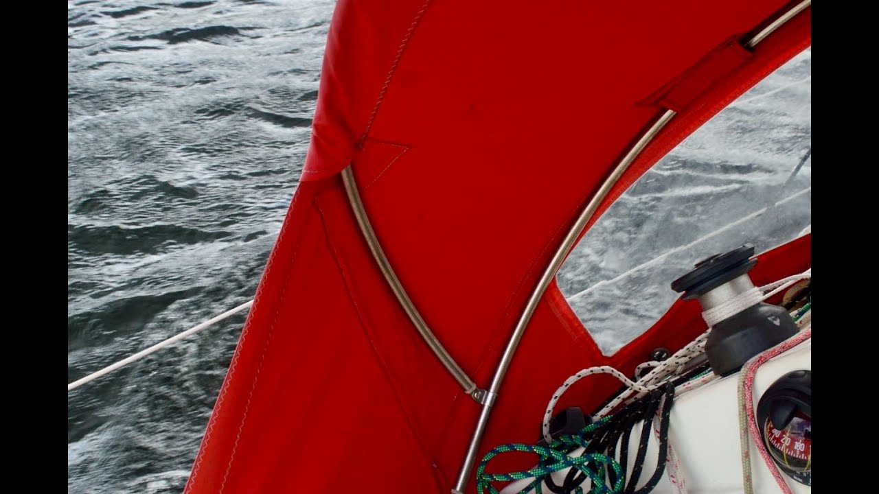 A day of fickle wind on Derwent water sailing our freedom 21 - YouTube