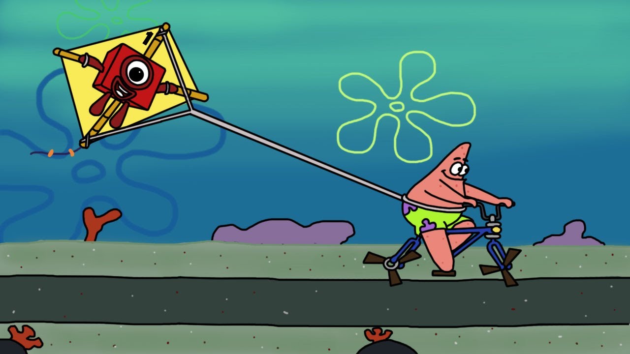 Numberblocks 1 Fly with a Kite- Numberblocks fanmade coloring story ...