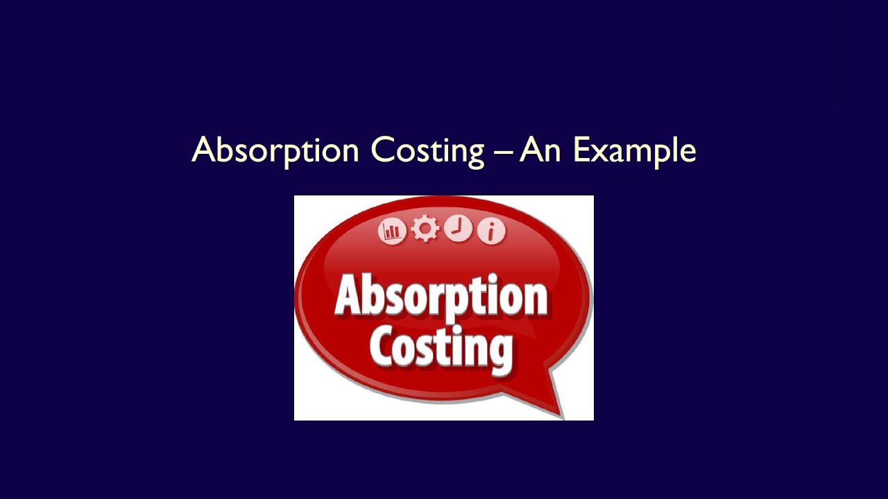 Chapter 8, Video 1, Absorption Costing, An Example! - YouTube