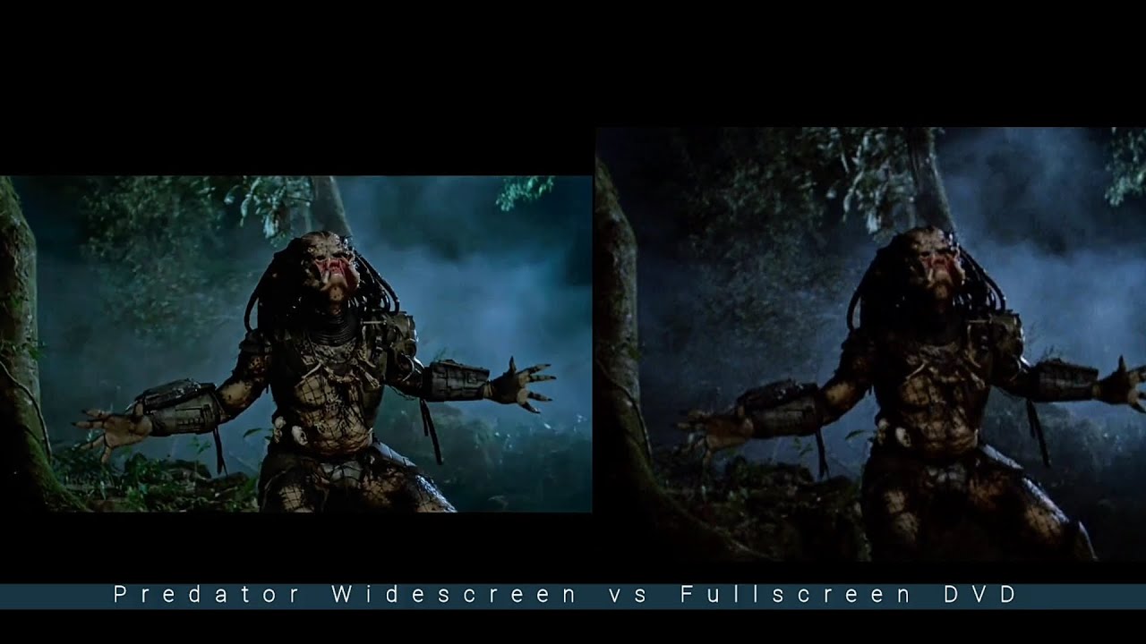 Mask off scene | Predator 1987 | Widescreen vs Fullscreen DVD - YouTube