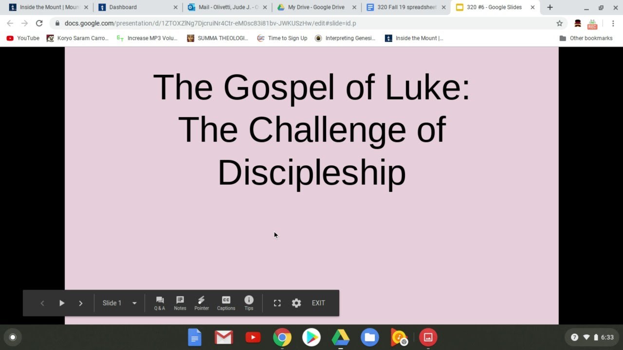 The Challenge of Discipleship in Luke - YouTube