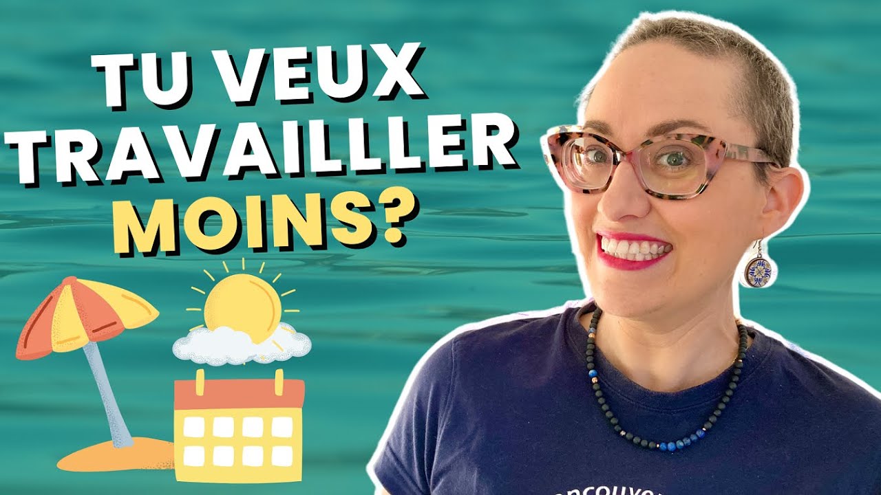 Comment travailler moins? - 3 solutions - YouTube