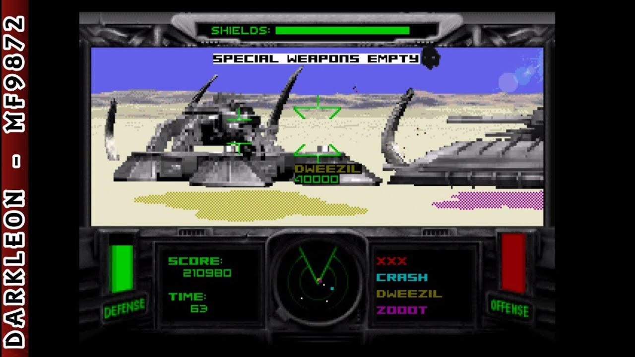 Sega 32X - T-MEK © 1995 Time Warner Interactive - Gameplay - YouTube