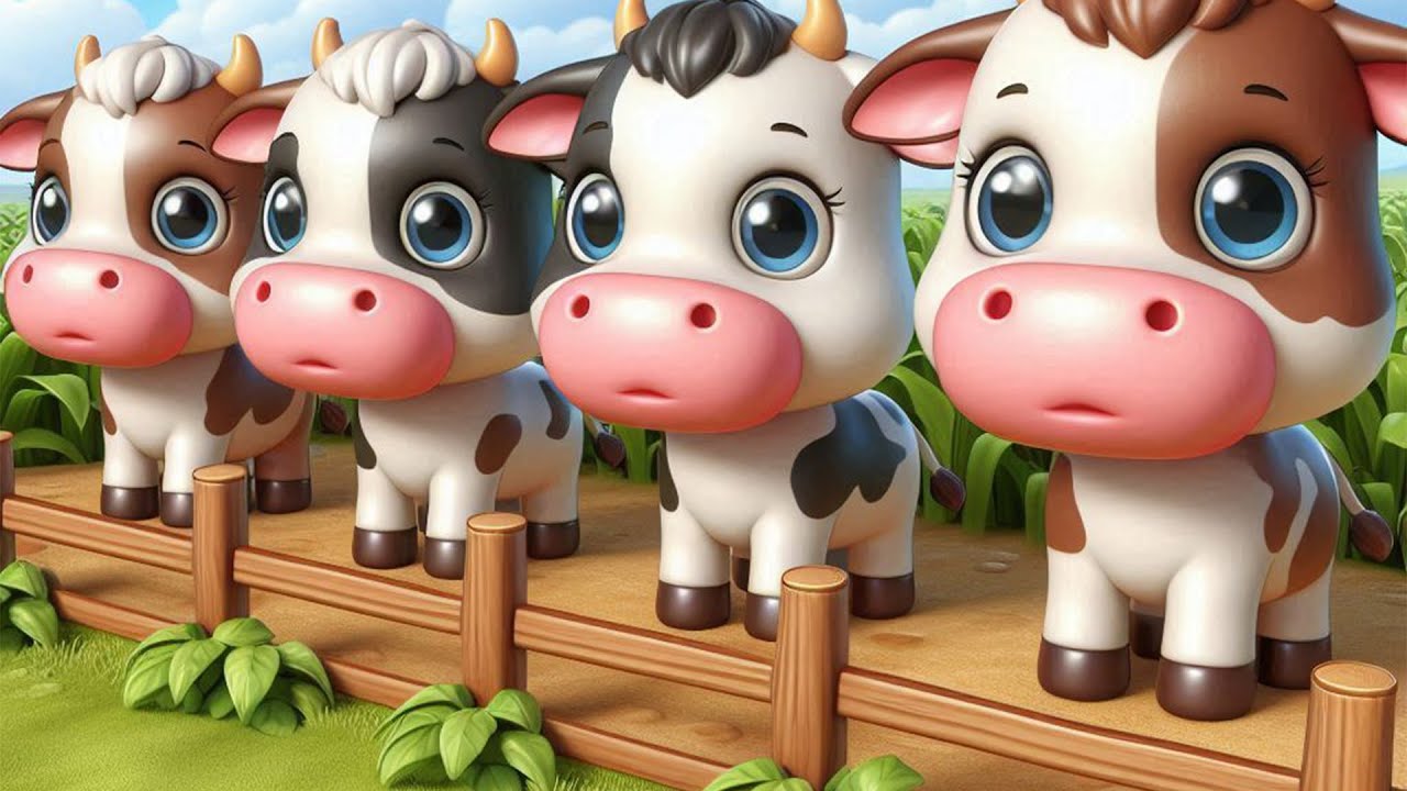 Hermosas vacas pastando (30 MIN) - Canciones para Niños - YouTube