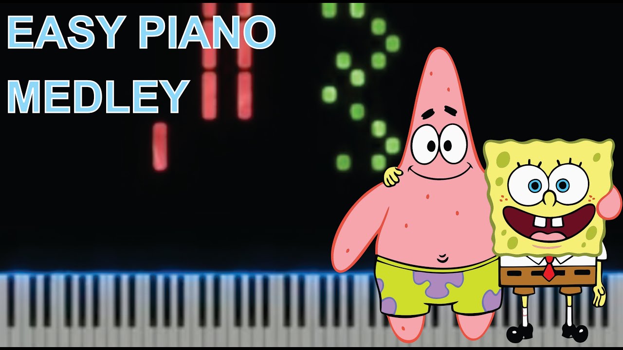 Spongebob SquarePants Medley | Piano Tutorial - YouTube