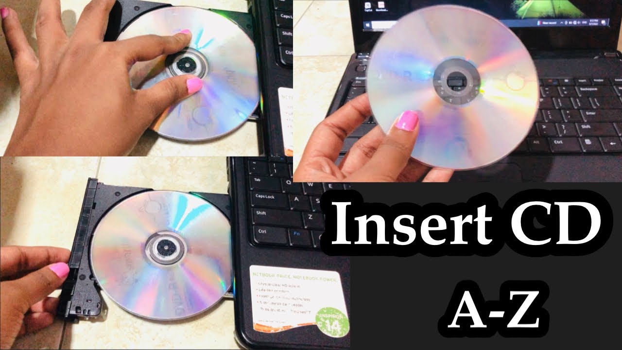 How To Insert CD In To Dell Laptop Computer How To Play CD In Dell