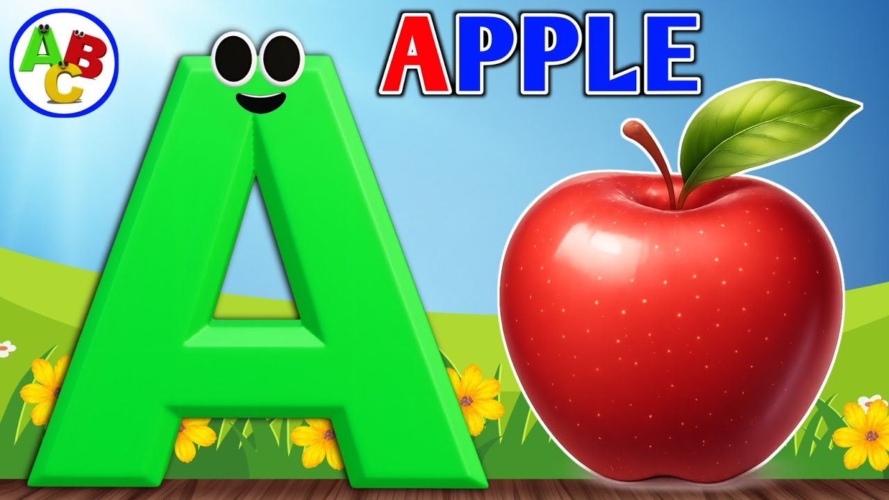 Learning ABC Alphabet Song || A is For Apple a aa Apple || Kids ...