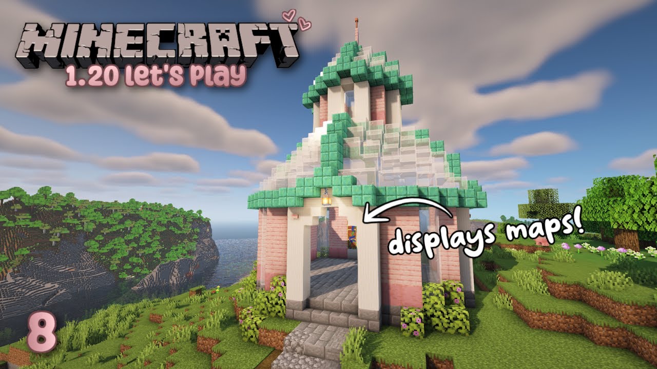 Building a Map Gazebo! 🗺️ | 1.20 Minecraft Let's Play | Ep 8 - YouTube