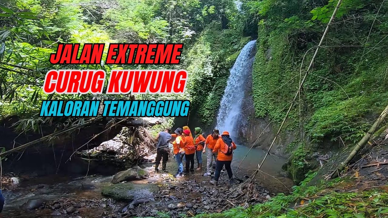 🔴Jalan Setapak Ekstrem Menuju Curug Kuwung di Kaloran, Temanggung - YouTube