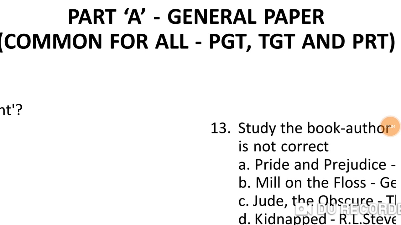 APS (ARMY PUBLIC SCHOOL) PAPER 3 , GENERAL AWARENESS, PART 1,25 ...