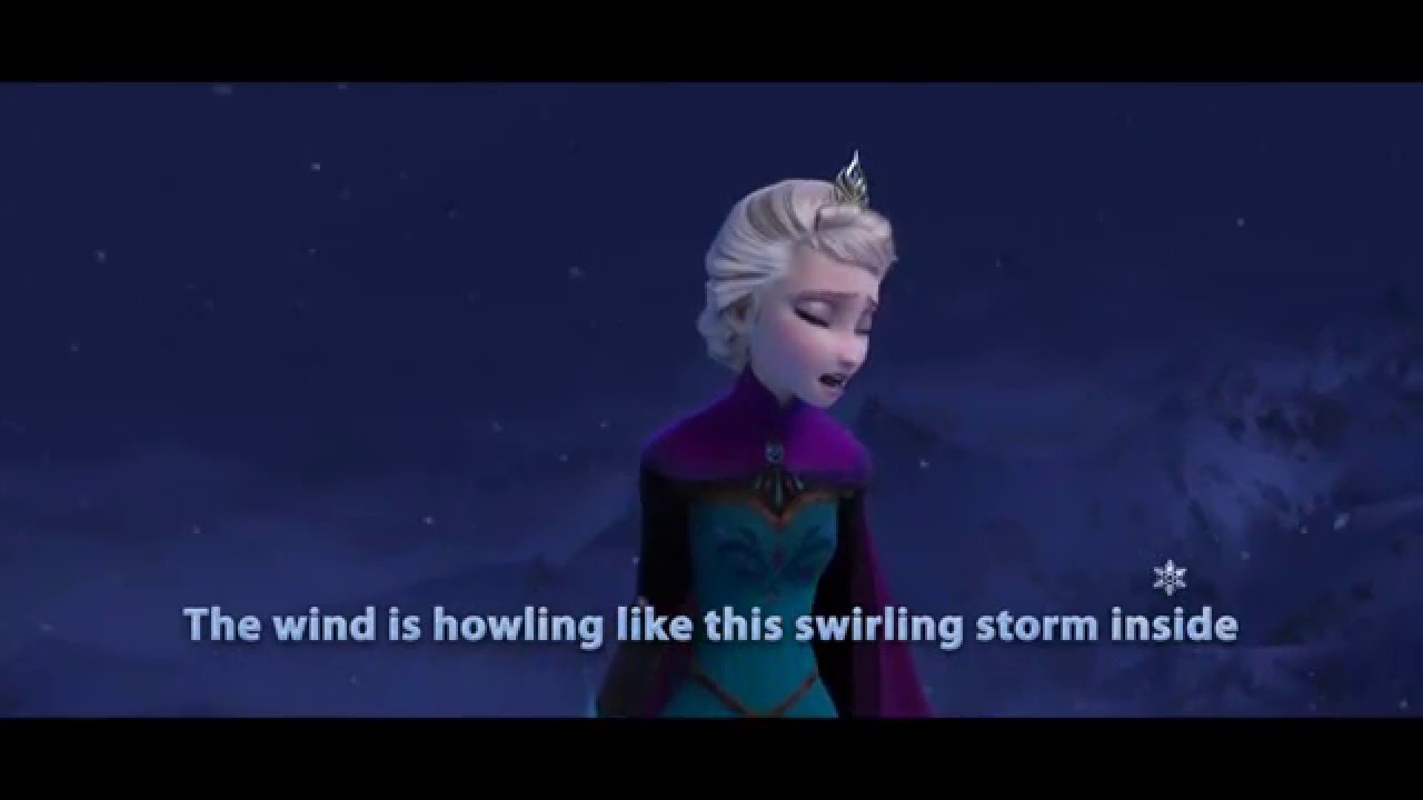 Idina Menzel Let It Go from Frozen Sing Along Version - YouTube