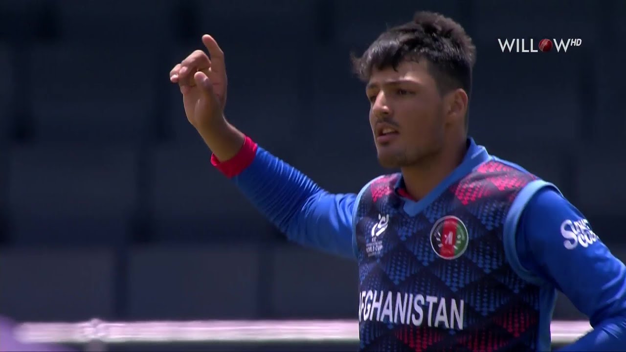 Allah Ghazanfar 3 wickets vs United States of America U19 | 28th Match ...