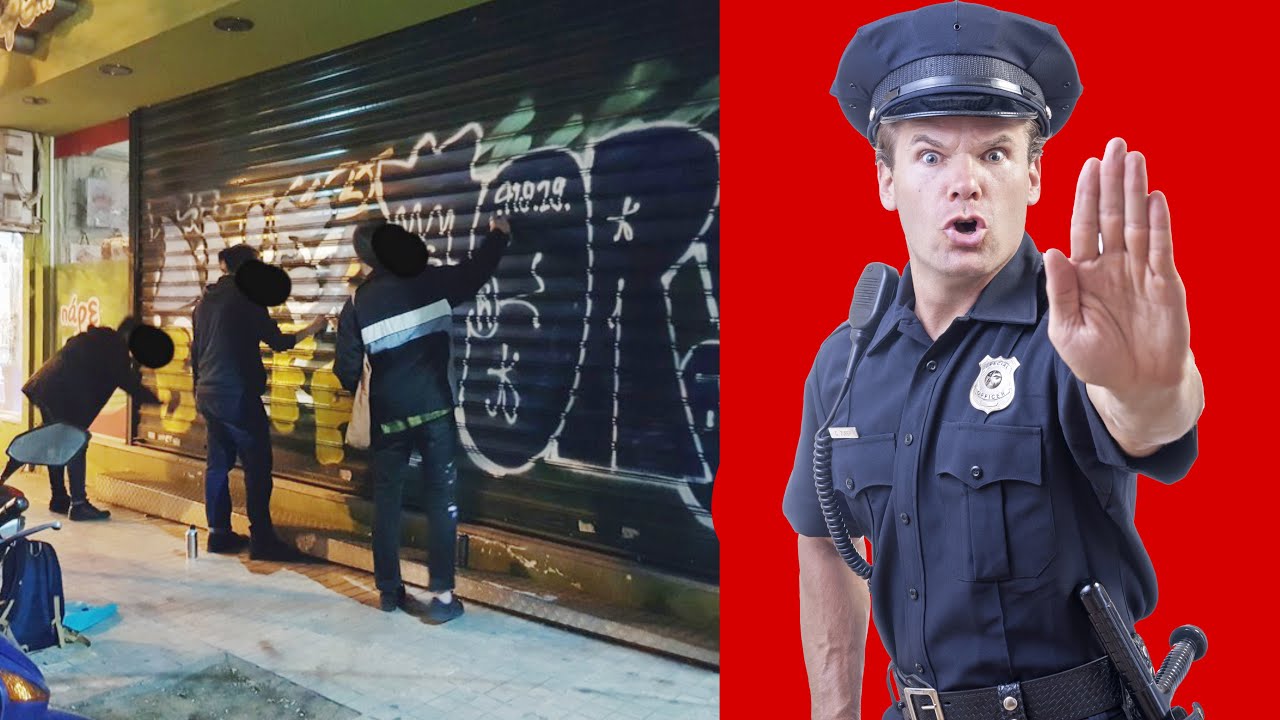 THEY CAUGHT US DOING GRAFFITI (Cops Called!!) - YouTube