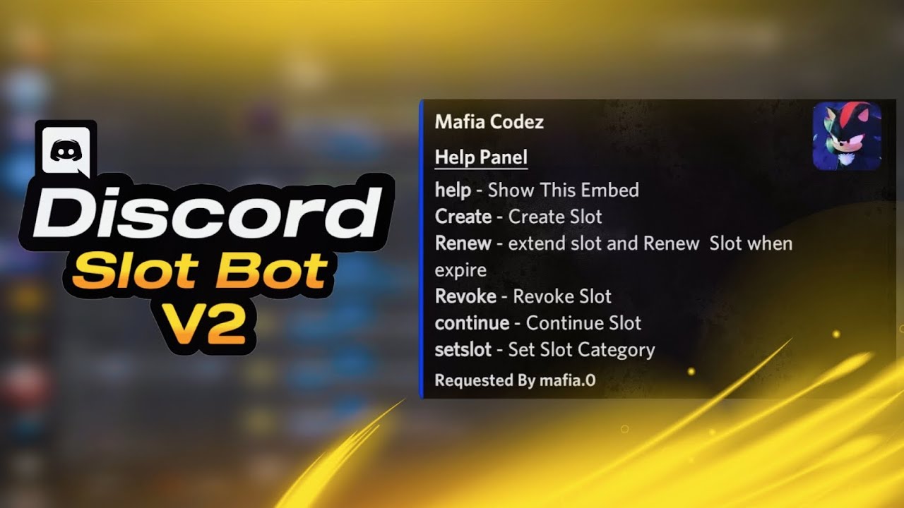 Discord Slot Bot V2 | @blazedev0 - YouTube