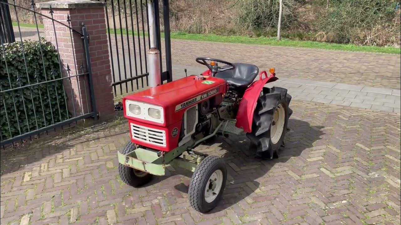 Yanmar ym1300 trekker / traktor / tractor / schlepper / kleintraktor - YouTube