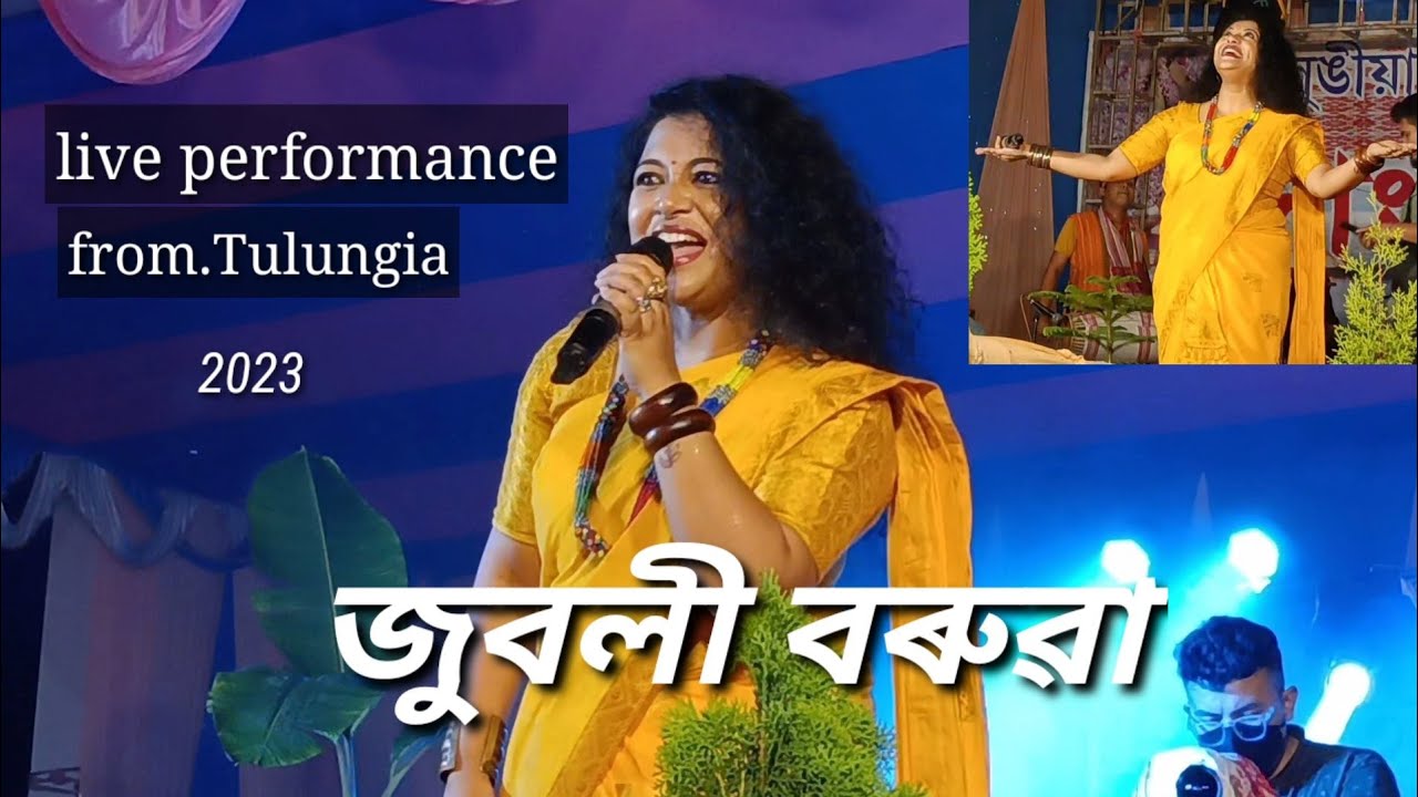 Zublee Baruah from Tulungia live performance 2023 - YouTube