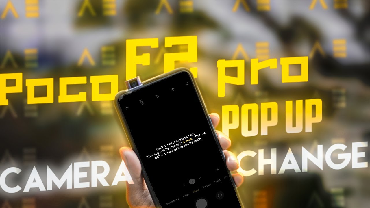 Poco F2 Pro front camera problem । Pop Up camera change... 🛠️⛏️😥😥 Ami ...