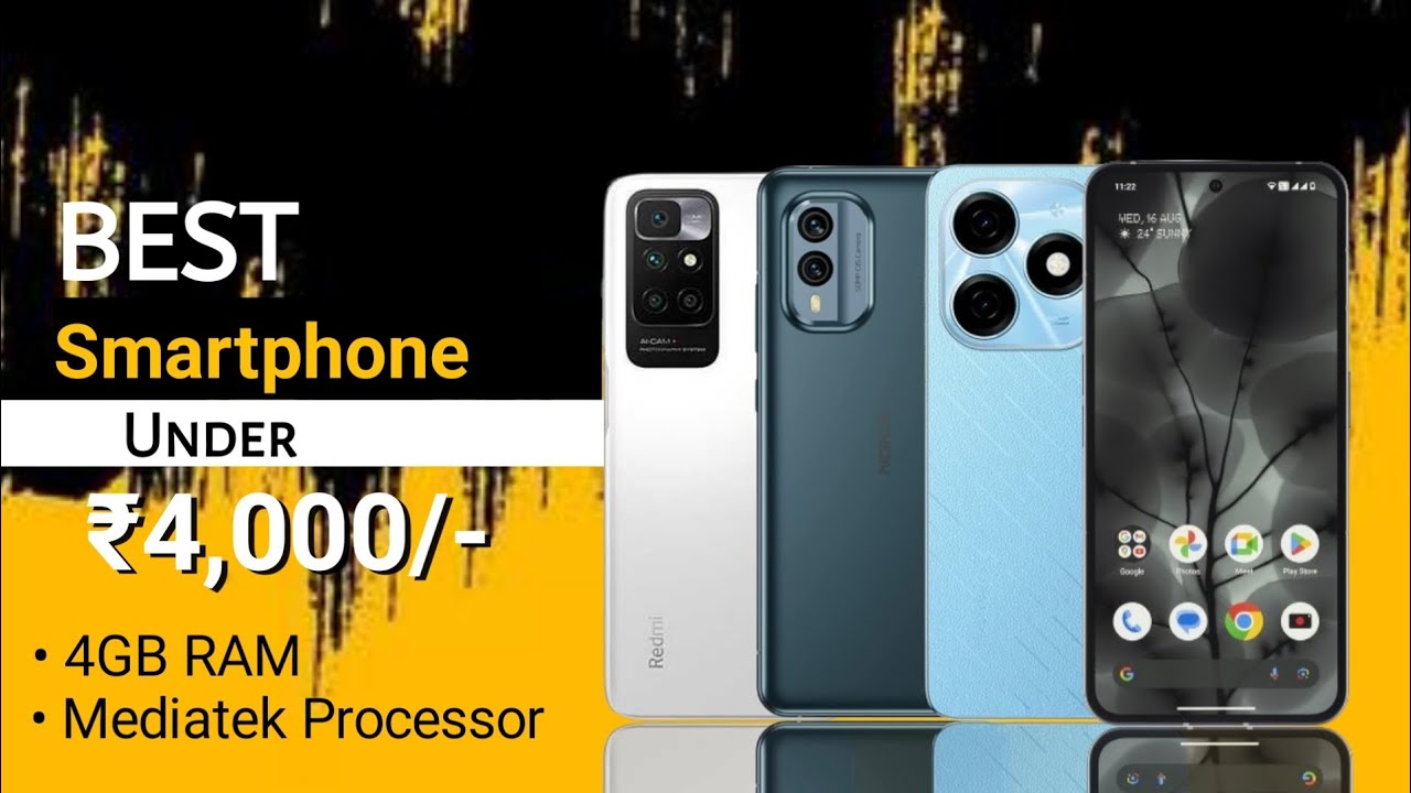 4 GB RAM🔥TOP 3 BEST PHONE Under 4000 November | Best Smartphone Under ...