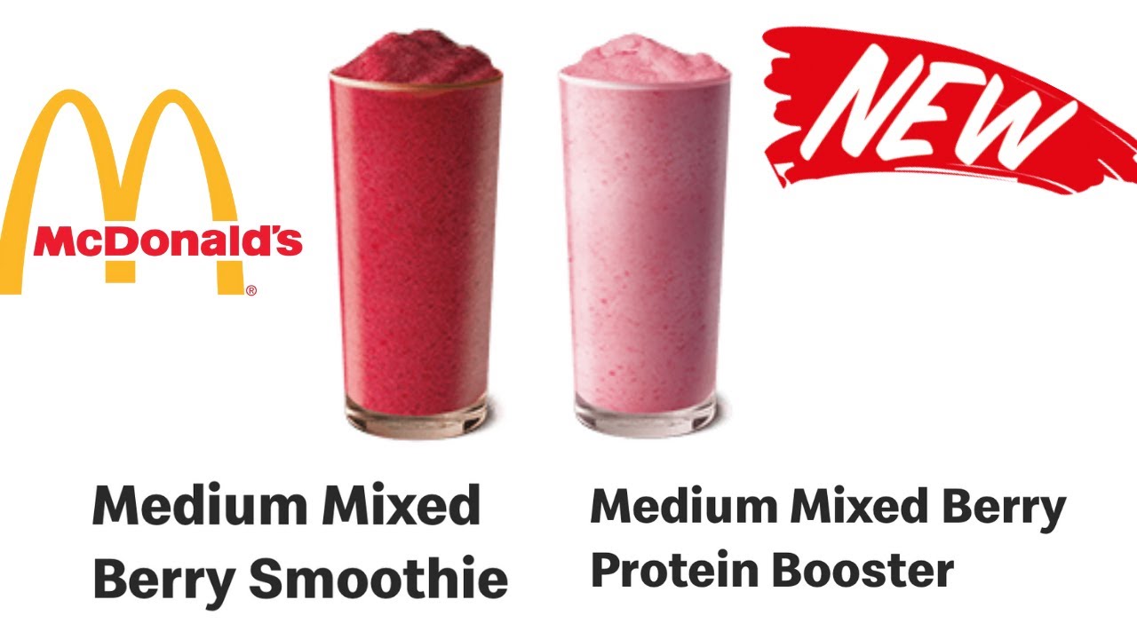 Checkout Basket McDonald’s Mixed Berry Smoothie - YouTube