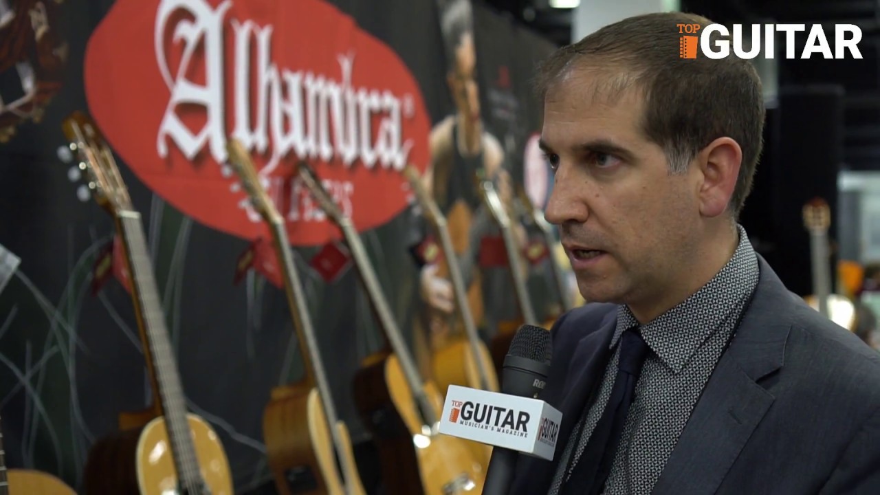 NAMM 2018 - Alhambra Iberia Ziricote classical guitar || gitara ...
