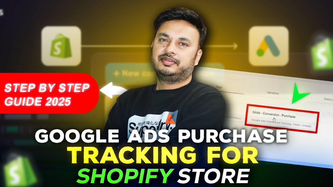 Google Ads Purchase Tracking for Shopify Store - Step By Step Guide ...