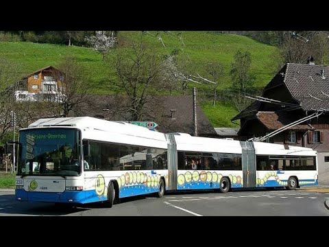 Trolley Bus in Zurich - Switzerland. - YouTube