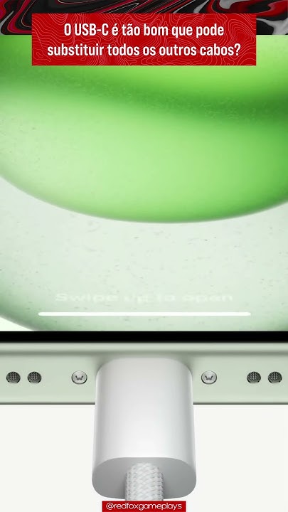 O USB-C vai substituir todos os outros conectores no futuro?? #redfoxgameplays #usbc - YouTube