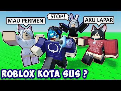 I'M BEING TERRORIZED BY A SUS GIRL IN ROBLOX? | Roblox Strange Neko Town Indonesia