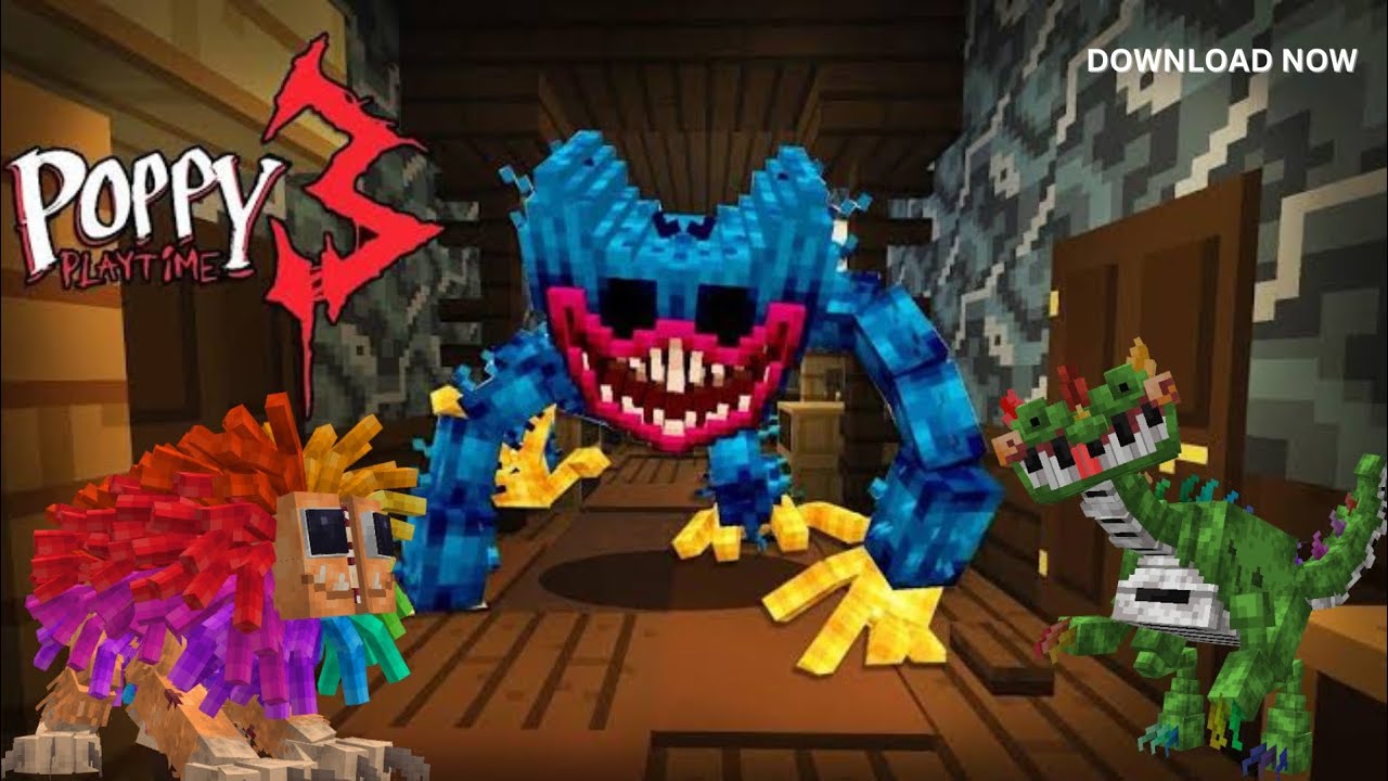 Poppy Playtime by MeBesm V2 MCPE 1.21.90 - YouTube