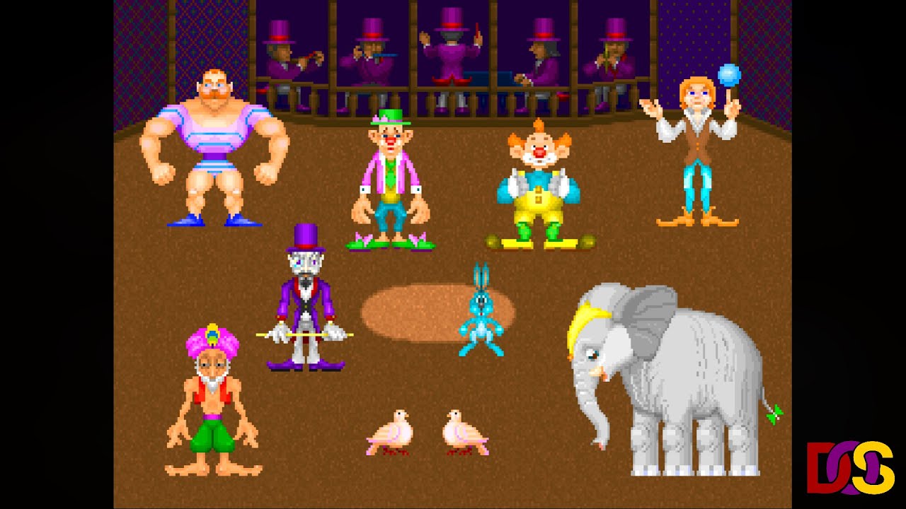 Circus 1995 Dos Games - YouTube