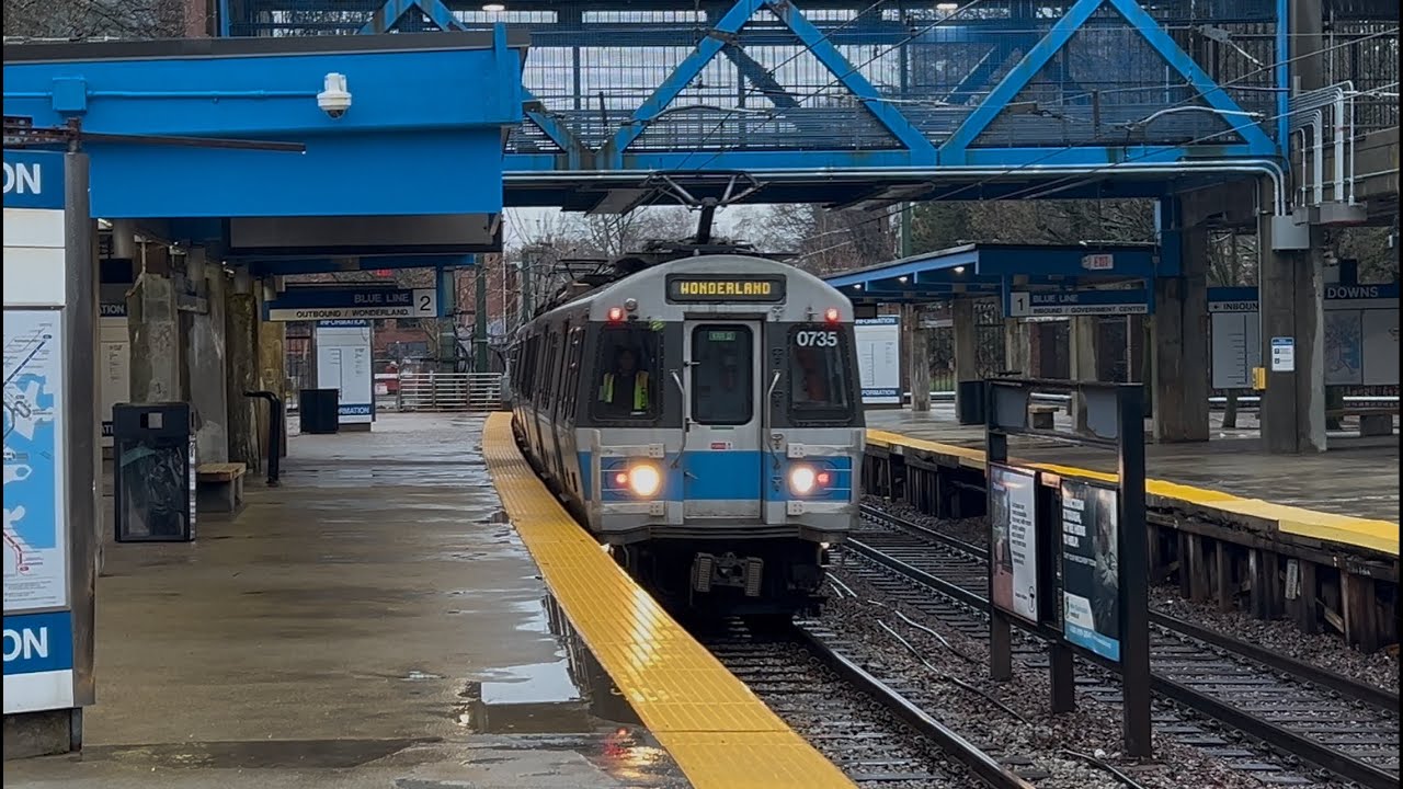 MBTA Blue line compilation! Extra's and window Cab view! - YouTube