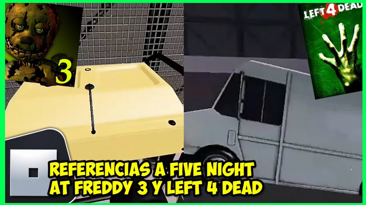 2 Referencias de Left 4 dead y Five night at freddy 3 en EVADE - Darx ...