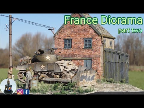 France 1944 Diorama - WW2 1/35 scale diorama tutorial step-by-step ...