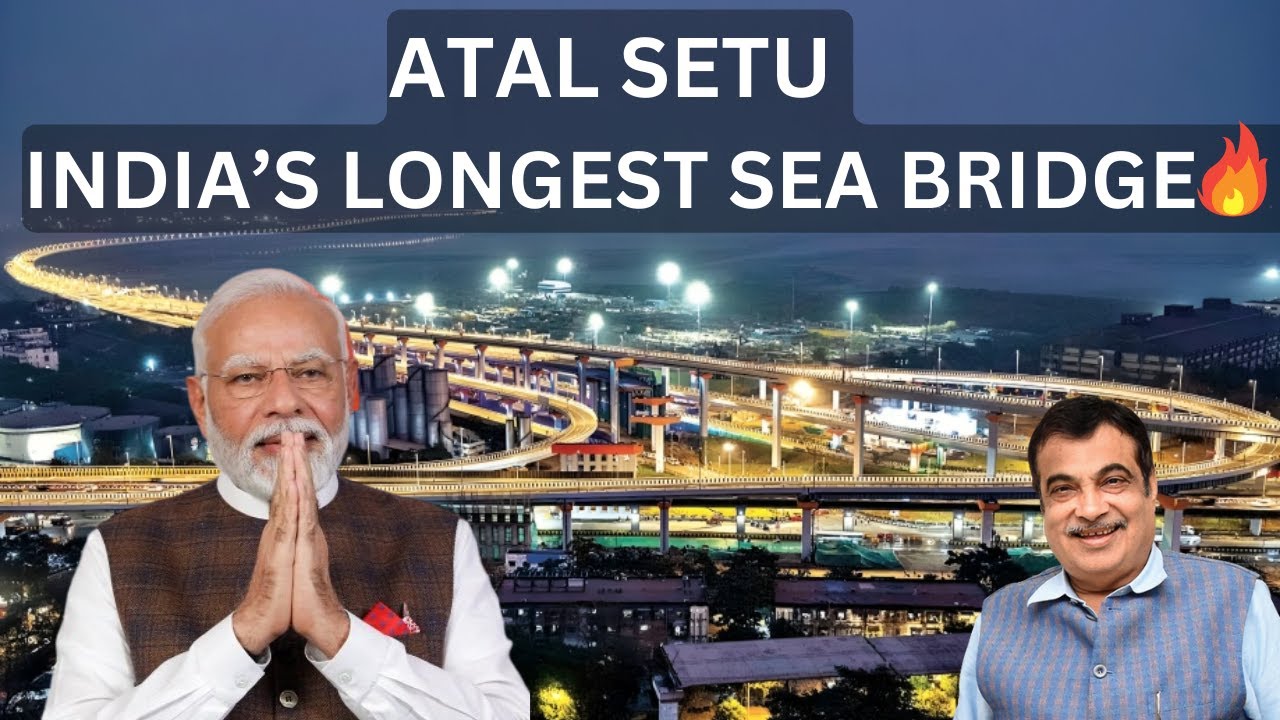 ATAL SETU - INDIA'S LONGEST SEA BRIDGE INAUGURATED | MUMBAI TRANS ...