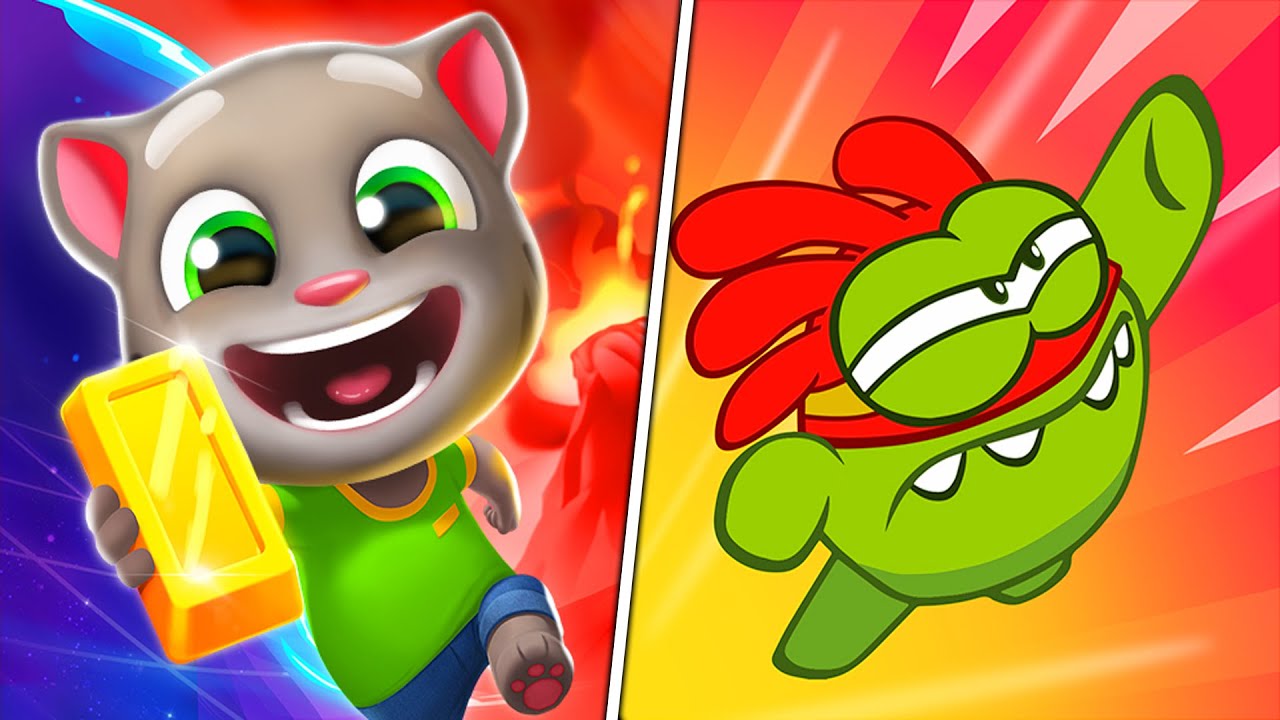 Talking Tom Gold Run 2 | Om Nom Run 2 Parkour - Android/IOS Gameplay ...