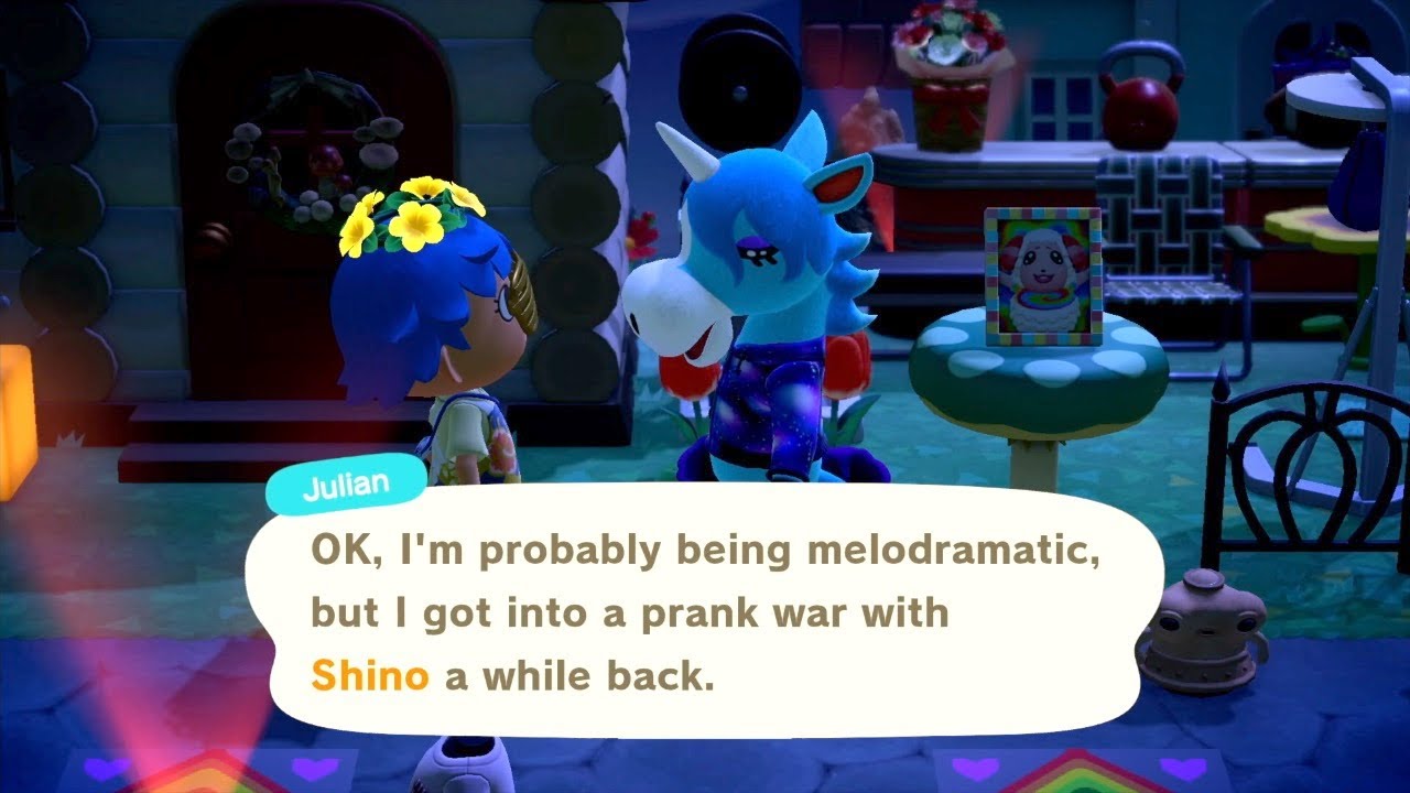 Julian's Prank War Apology Gift To Shino — ACNH Shorts - YouTube