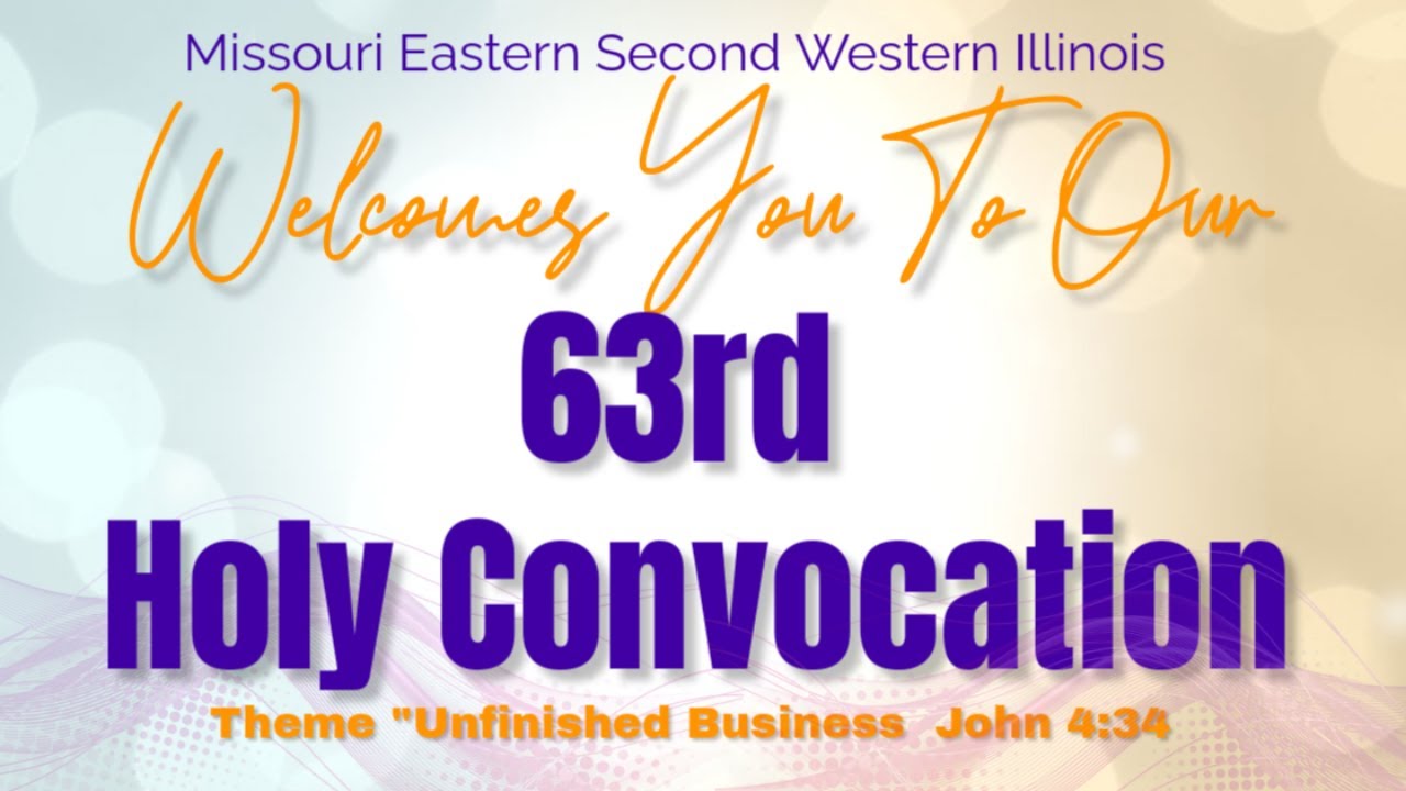 Welcome to Holy Convocation - YouTube