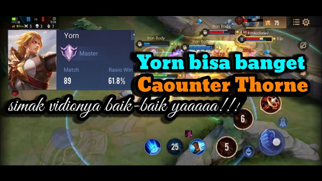 Tips dan Guide Yorn New patch.. (AOV)Arena OF Valor - YouTube