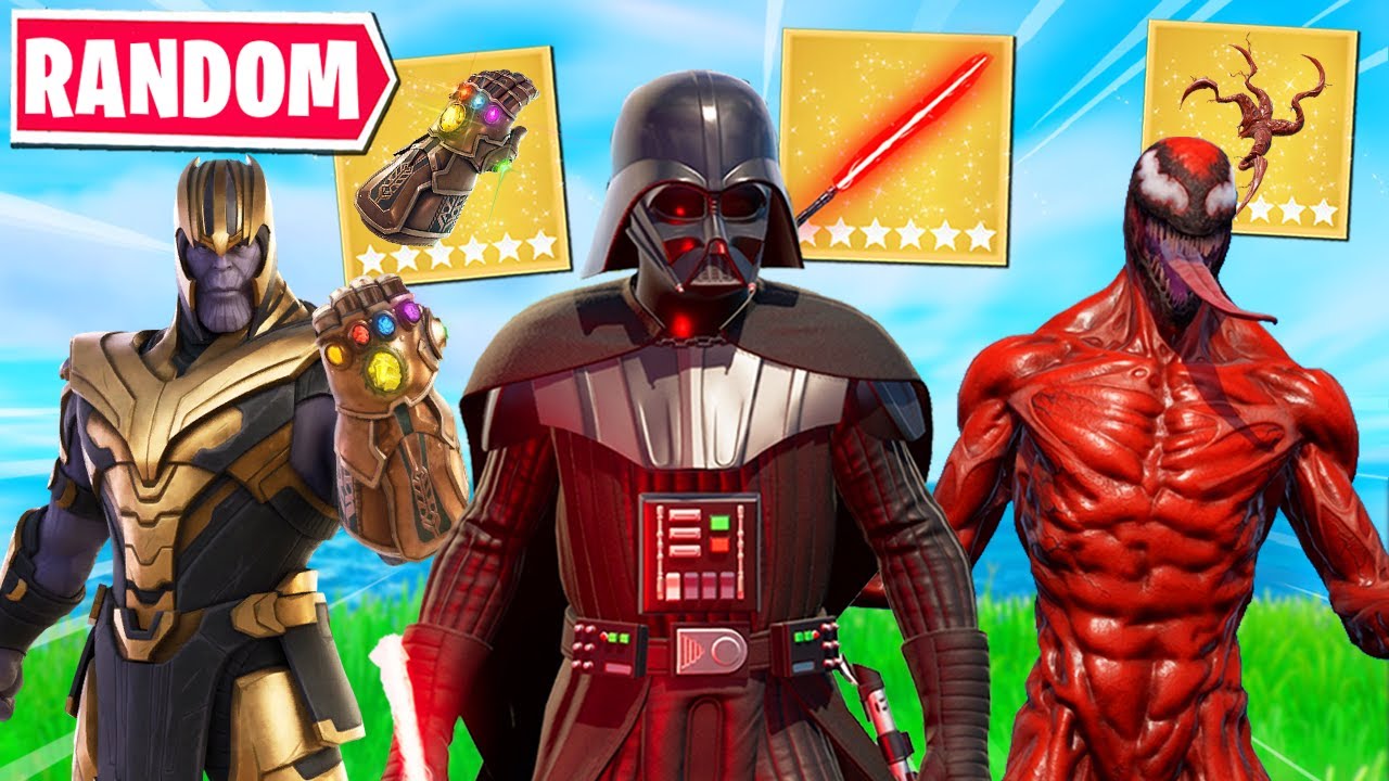 The *RANDOM* VILLAIN BOSS Challenge in Fortnite - YouTube