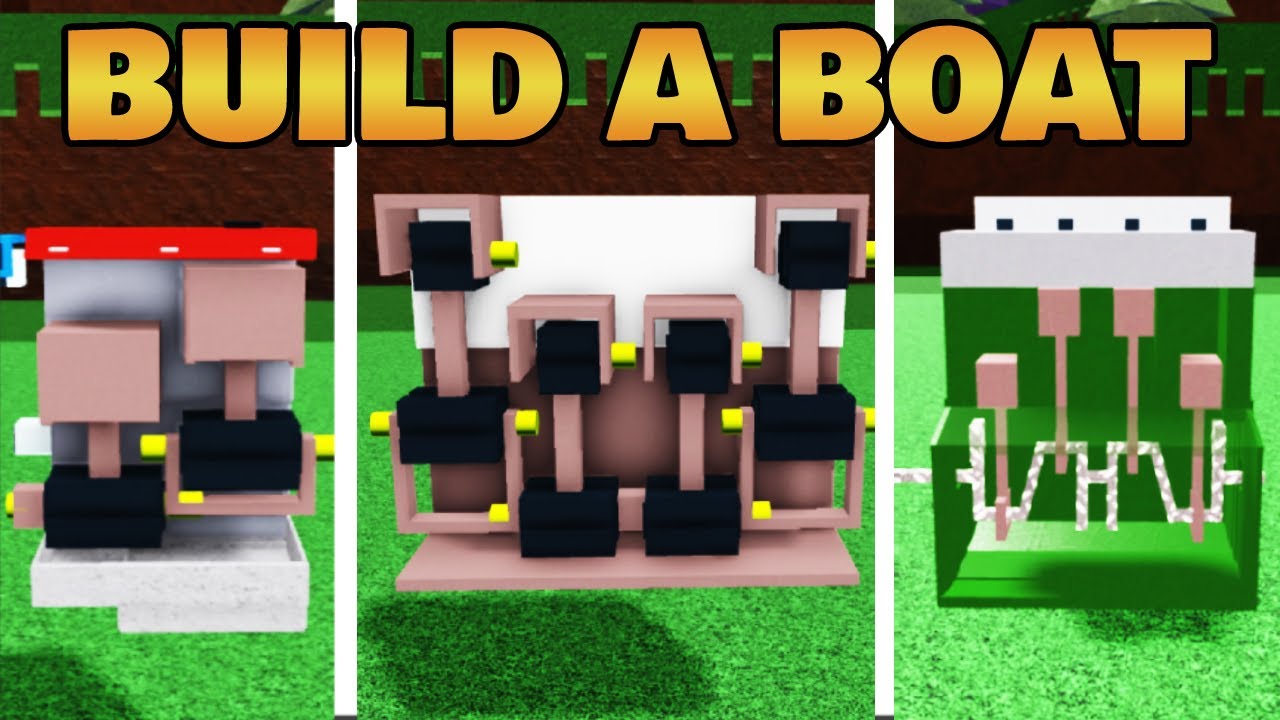 ENGINES IN BUILD A BOAT FOR TREASURE - YouTube