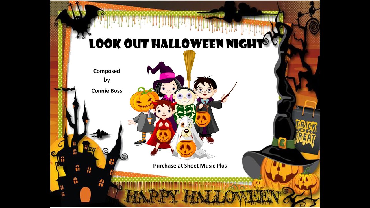 Look Out Halloween Night kid's song by Connie Boss - YouTube
